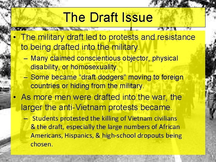 Unit 12 The Vietnam War The Vietnam Effect