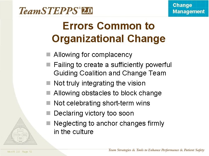 Change Management How to Achieve a Culture of