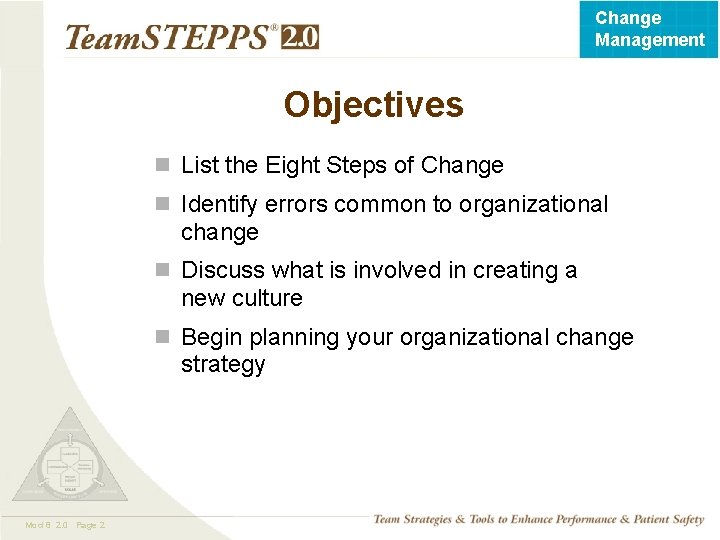 Change Management How to Achieve a Culture of
