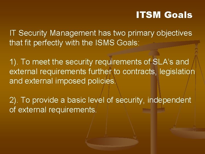 ISOIEC 27001 versus ITIL IT Security Management ISO