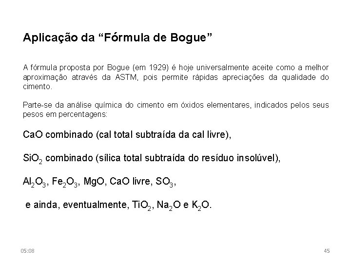 Materiais de Construo I Ligantes Tipos de Ligantes