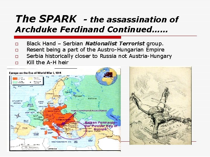 The Road To War 1914 Causes of World