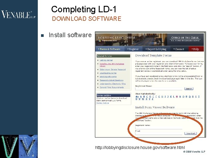 The Mechanics of Lobbying Disclosure Completing LD1 2