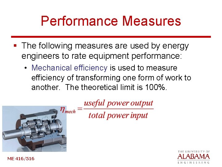 Basic Energy Units Terms and Calculations ME 416516