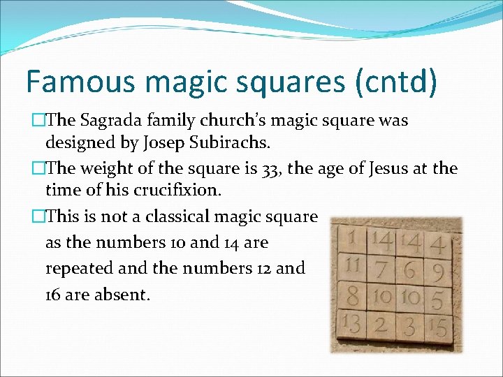 Magic Squares By Miles Sherman Dan Kelley What