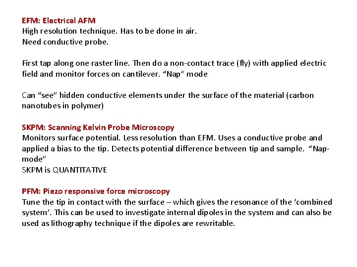 ATOMIC FORCE MICROSCOPY Introduction and theoretical background Jenny