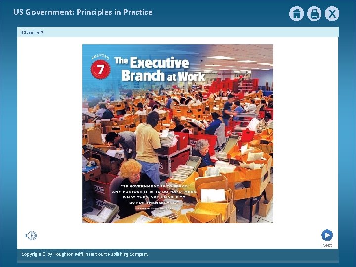 US Government Principles in Practice Chapter 7 Next