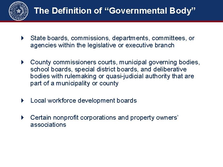 Open Meetings Act Basic Training Ramsey Abarca Assistant