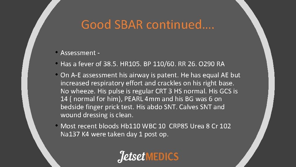 Communication skills Part 2 Understand the SBAR approach