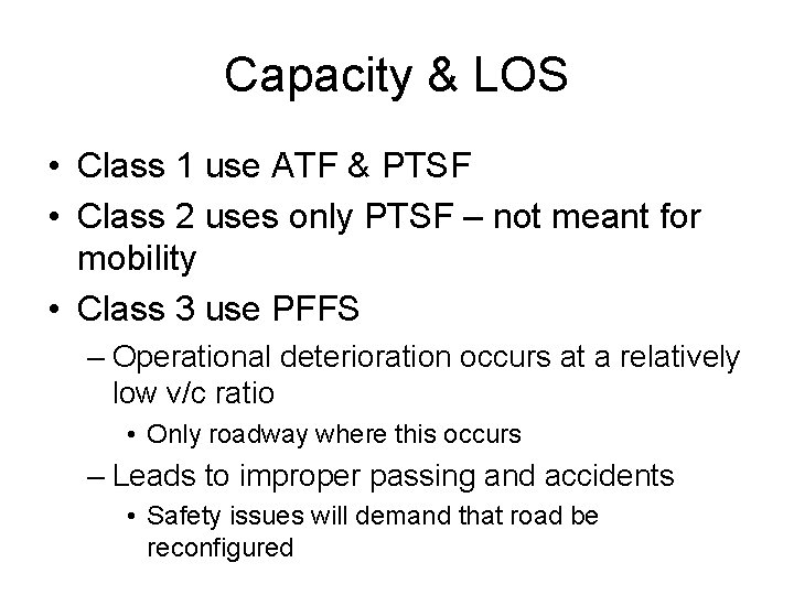 2 Lane 2 way Rural hwys CTC340 HMWK