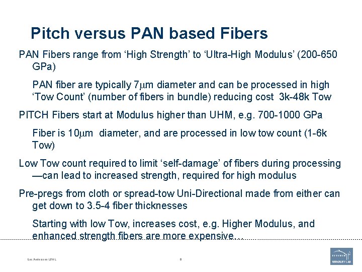 Carbon Fiber Properties CERN Composites Workshop October 15