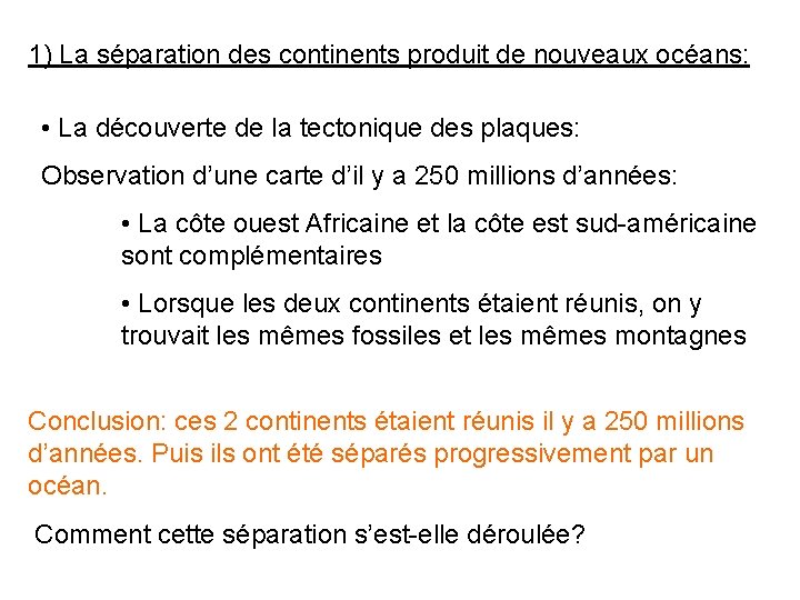CHAPITRE 4 LES PLAQUES STRUCTURE ET MOUVEMENTS Dans