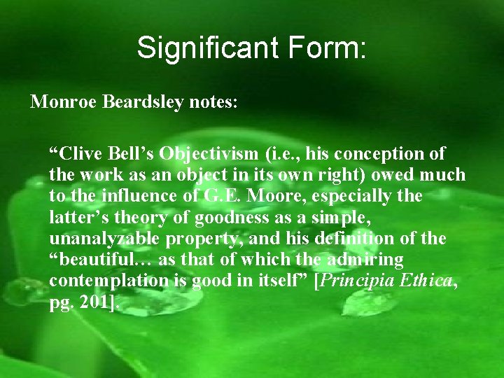 Clive Bells The Aesthetic Experience 1 A Closer