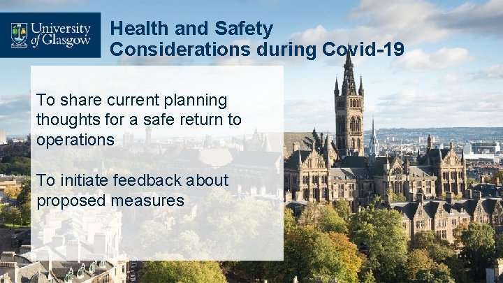 Health and Safety Considerations during Covid19 Engineering Safety