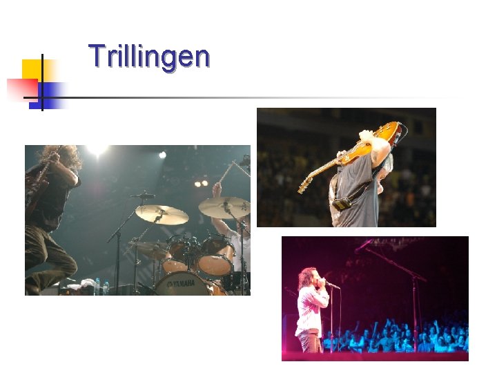 Trillingen Trillingen Geluid is een trilling maar niet