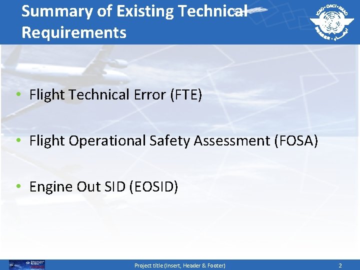 PBN and the Cockpit Workshop Technical Requirements FMS