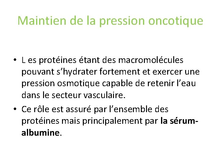 Exploration des protines plasmatiques Dysprotinmies Protines de ...
