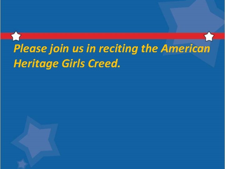 Welcome to the American Heritage Girls www ahgonline
