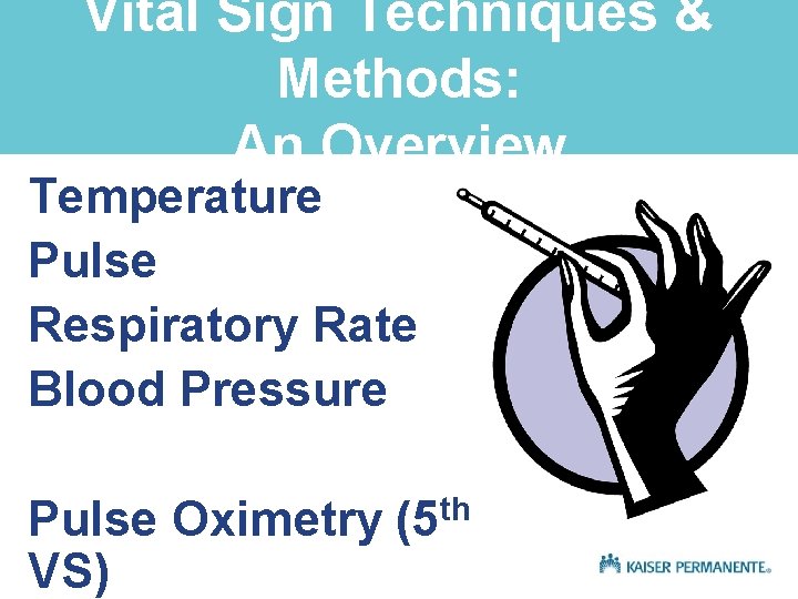 Vital Signs in the Ambulatory Setting An EvidenceBased