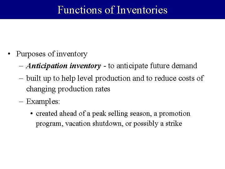 Lecture 21 Inventory Fundamentals Books Introduction to Materials