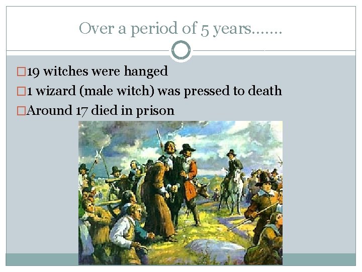 New Social Conventions SALEM WITCH TRIALS SLAVERY SOCIAL