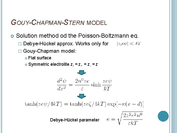 STREAMING POTENTIAL AND STREAMING CURRENT OF A PARTICLE