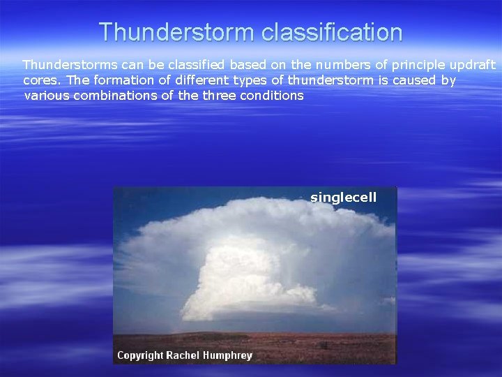 CYCLONIC SEVERE WEATHER Cyclone storm system forming out