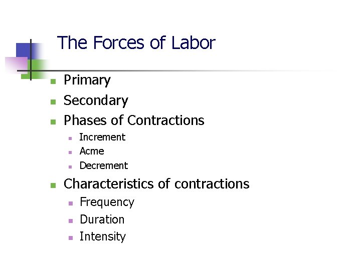 INTRAPARTUM Labor and Birth MaternalNewborn and Child Nursing