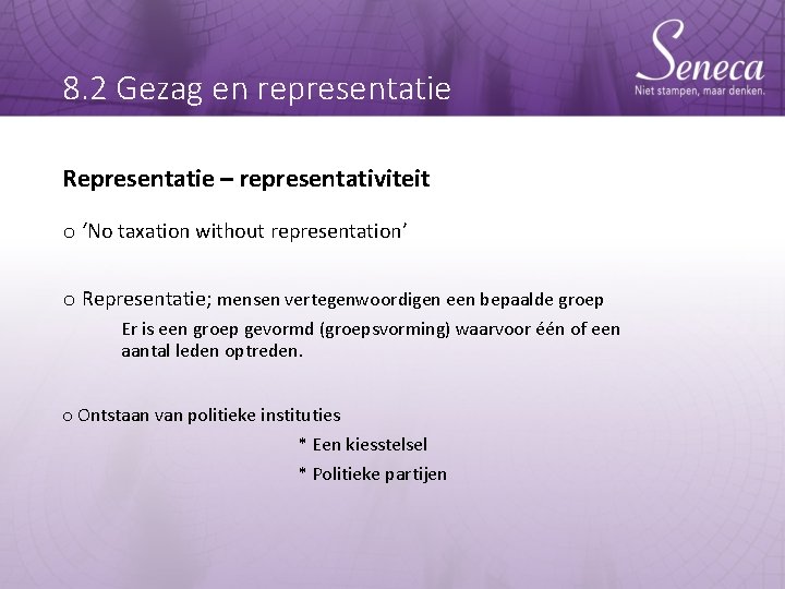 Politieke veranderingen in het verhoudingsvraagstuk HAVO Deel H