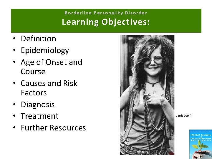 Section H OTHER DISORDERS Chapter H 4 Borderline