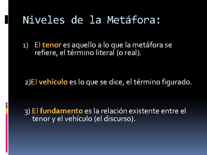 Las Figuras Literarias La Metfora Qu es una