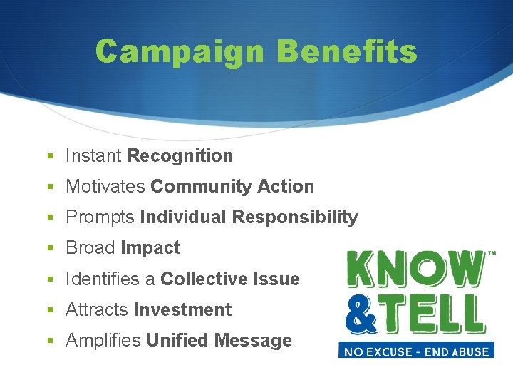 Public Responsibility Campaign to Protect Children Exploring how