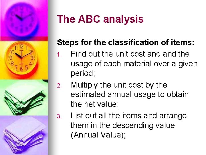 ABC analysis What is ABC analysis n ABC
