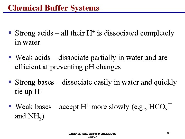Fluid Electrolyte and AcidBase Balance Chapter 26 Fluid