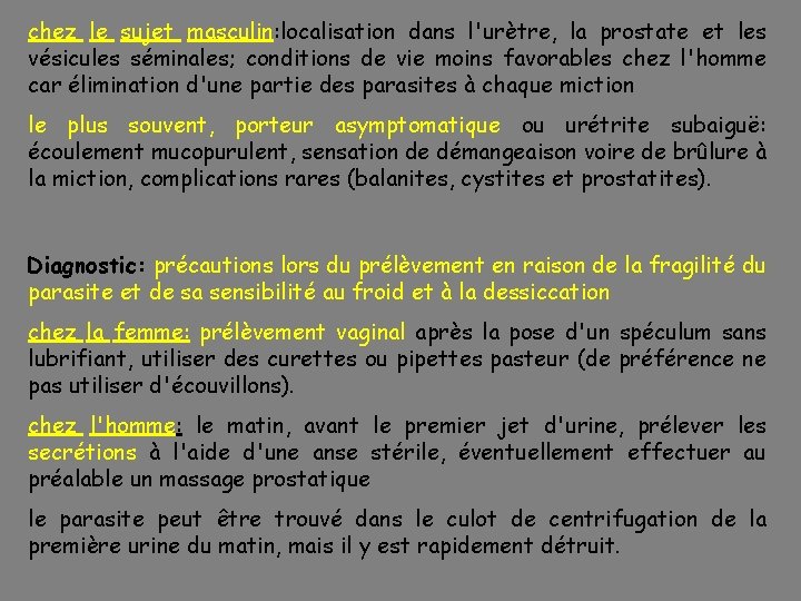 COURS DE PARASITOLOGIE DUT ABB 6 Les Filaires