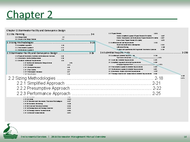 2016 Stormwater Management Manual Overview SWMM Team Ivy