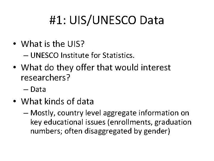 Examining the outputs of higher education and research