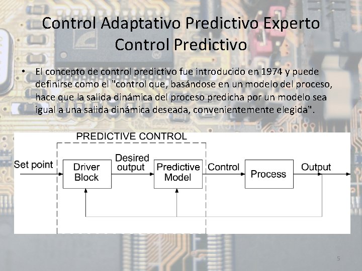 Sistemas de Control y Proceso Adaptativo Reguladores y