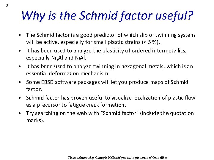 Plastic Deformation of Single Crystals 27 750 Texture