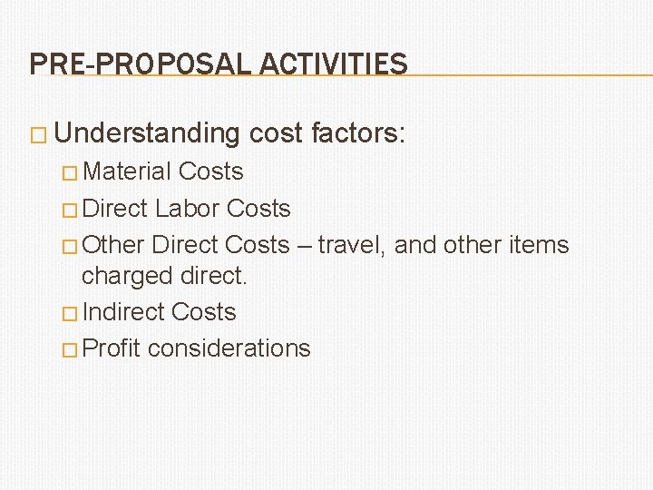 GCAP Presents THE RFP PROPOSAL DEVELOPMENT THE RFP