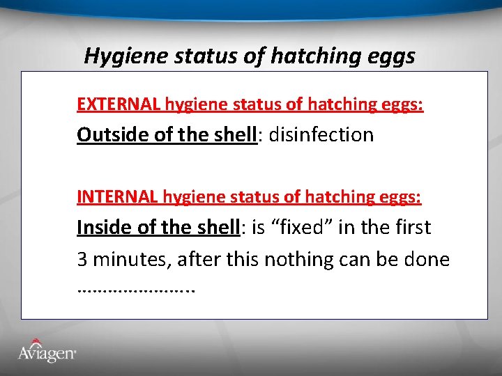 Egg Management From Nest to Incubator Glenn Bushell