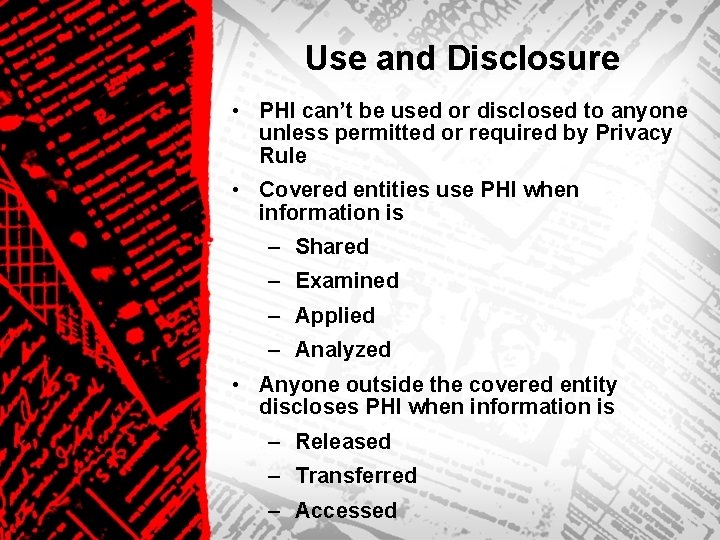 Objectives Describe requirements of Omnibus Rule Explain Privacy