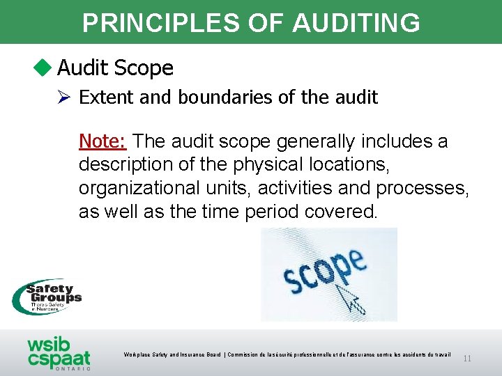 Introduction to Auditing 2017 Safety Groups Advantage Program
