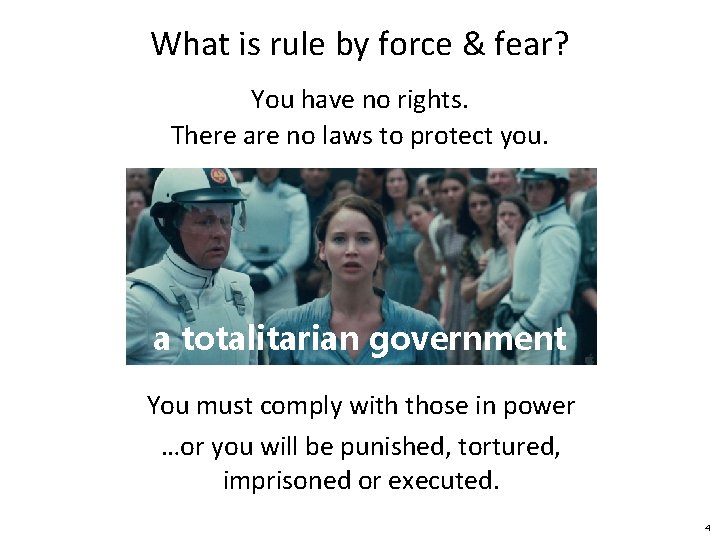 What is rule of law 4 W factors