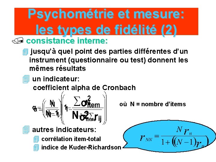 Objectifs du chapitre 4 Mesures verbales en psychologie