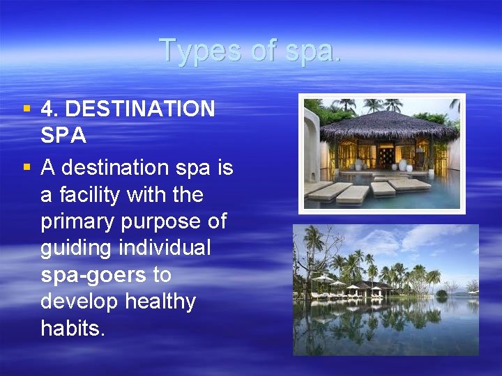 Spa tourism Contents 1 Definition of tourism and