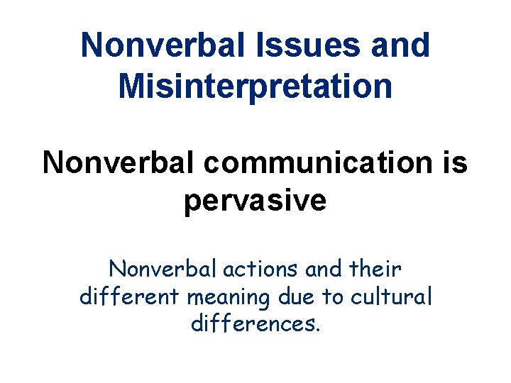 Nonverbal Communication Action Speaks Louder than Words ZIDANE