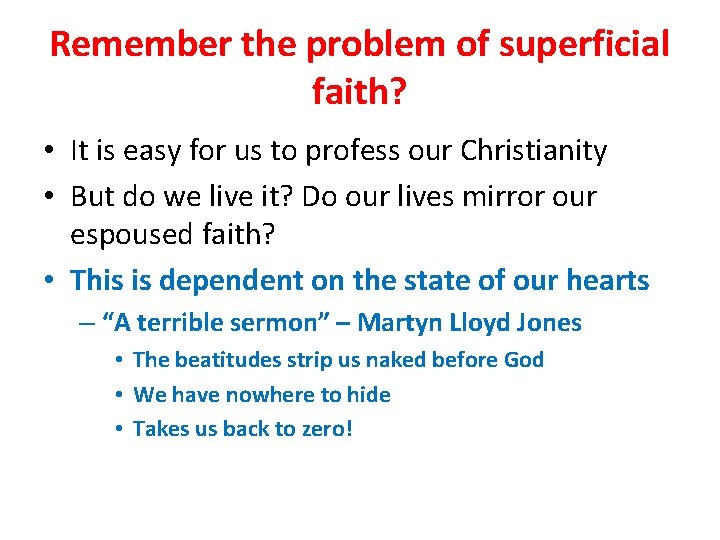 Practical Christianity Blessed are the Pure hearted August