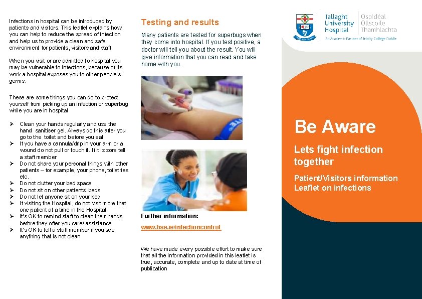 Infections in hospital can be introduced by patients