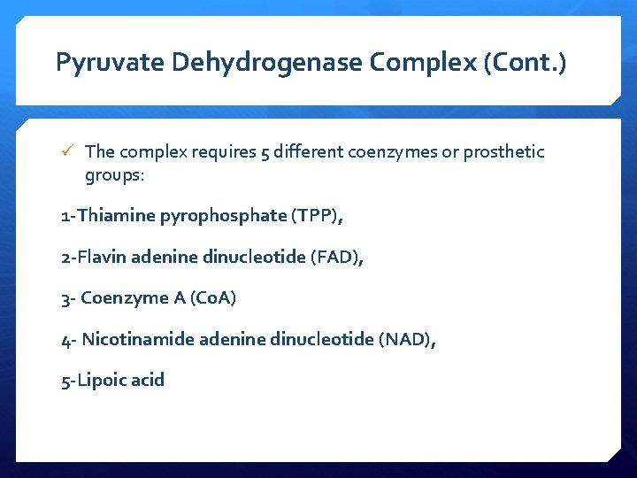 Pyruvate Metabolism Dr Sooad AlDaihan Biochemistry department Introduction